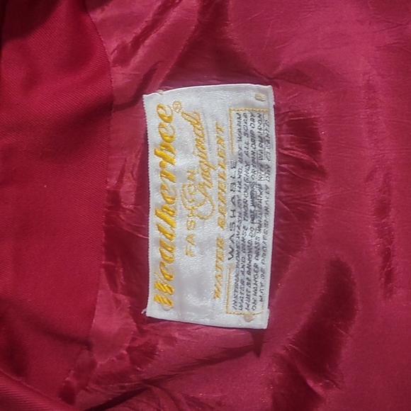 Weatherbee | Jackets & Coats | Vintage 6s 70s Red Raspberry Raincoat By ...